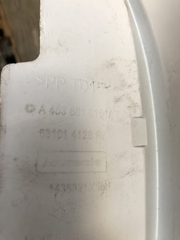 A 4538810101 Smart W453 Fortwo ORJİNAL SOL ÇAMURLUK | Kutay Otomotiv